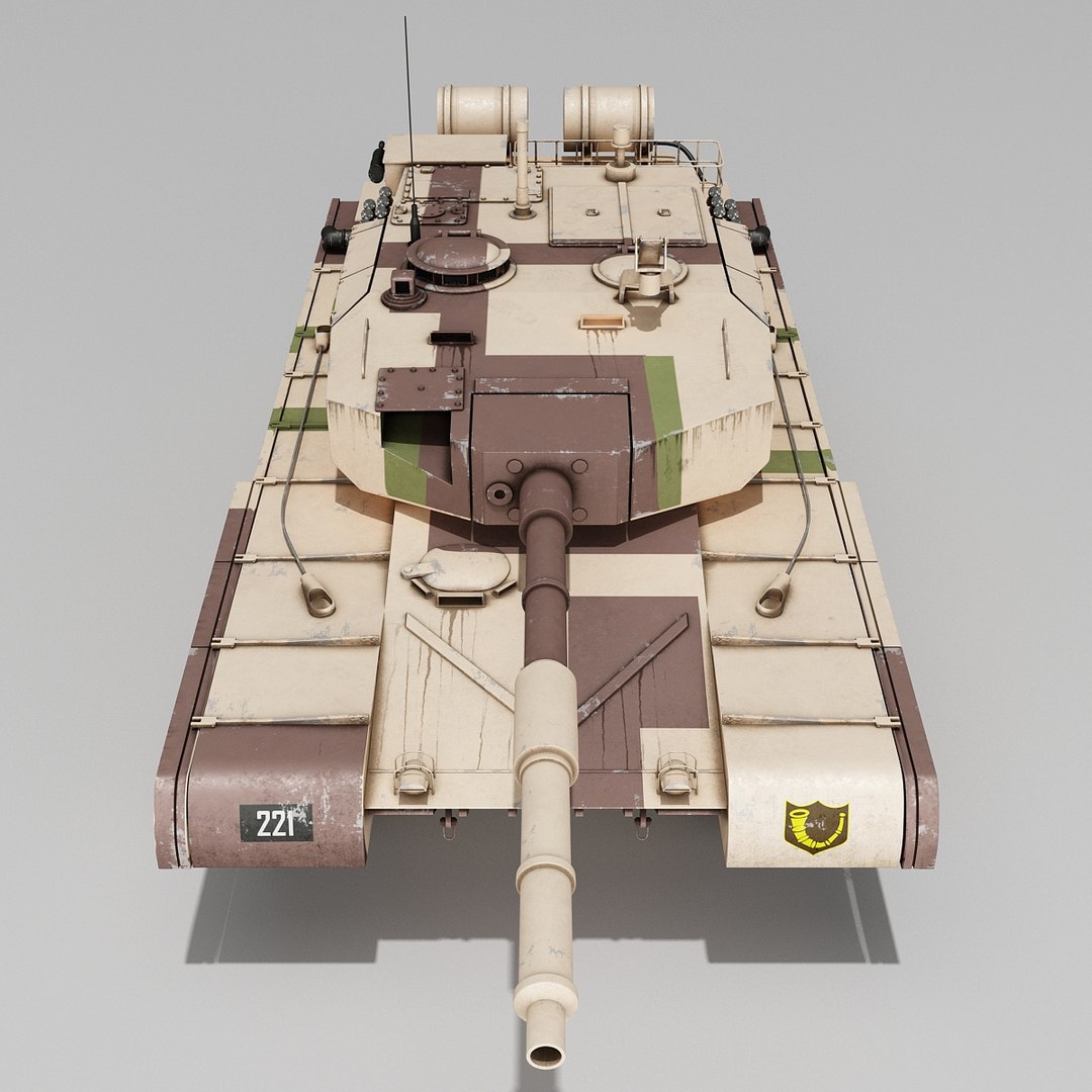 indian arjun tank main 3d obj