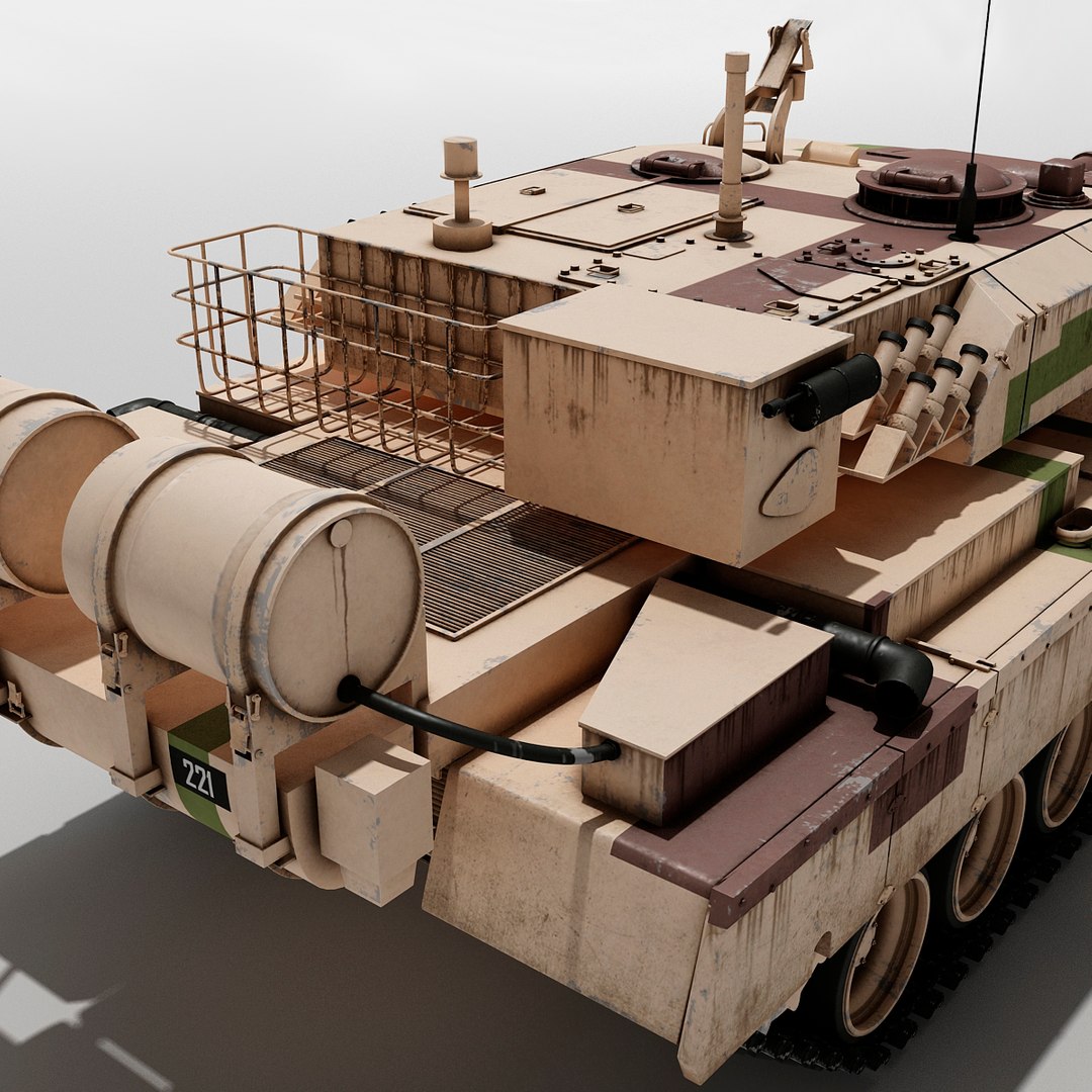 indian arjun tank main 3d obj