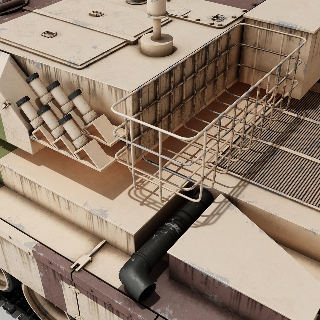 indian arjun tank main 3d obj