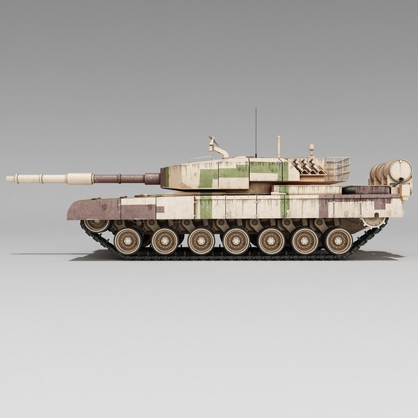 indian arjun tank main 3d obj