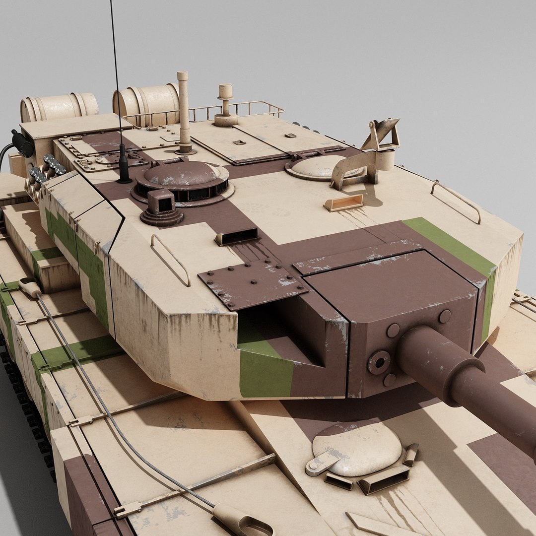 indian arjun tank main 3d obj