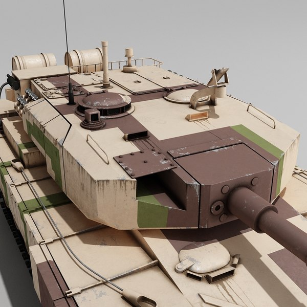 indian arjun tank main 3d obj
