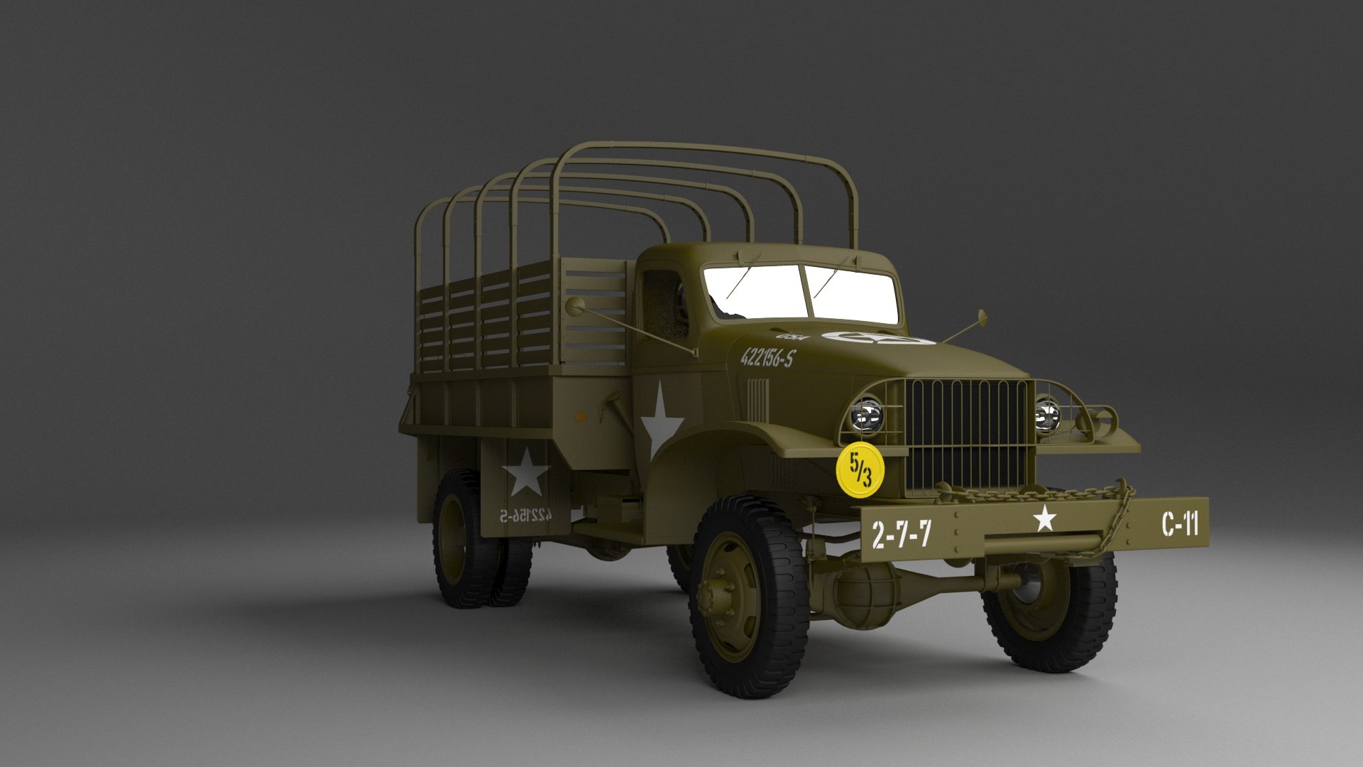 Chevrolet WWII Truck Model - TurboSquid 1960432