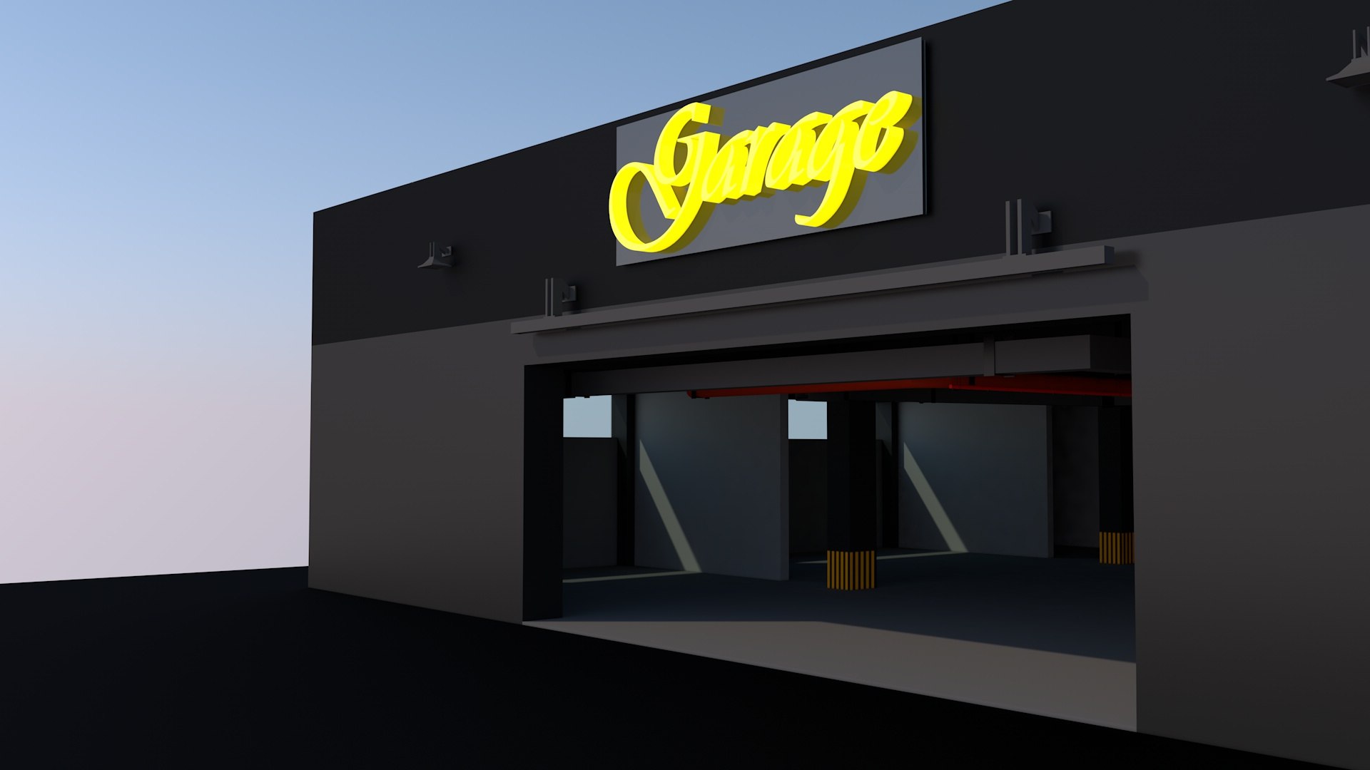 GARAGE 3D - TurboSquid 2085761