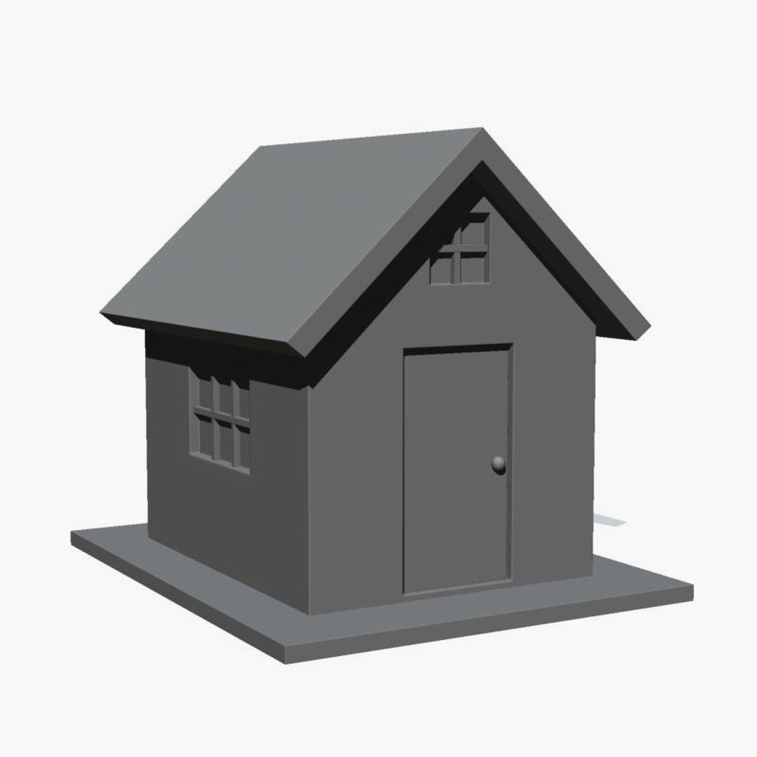 3d Home Icons Symbols Model