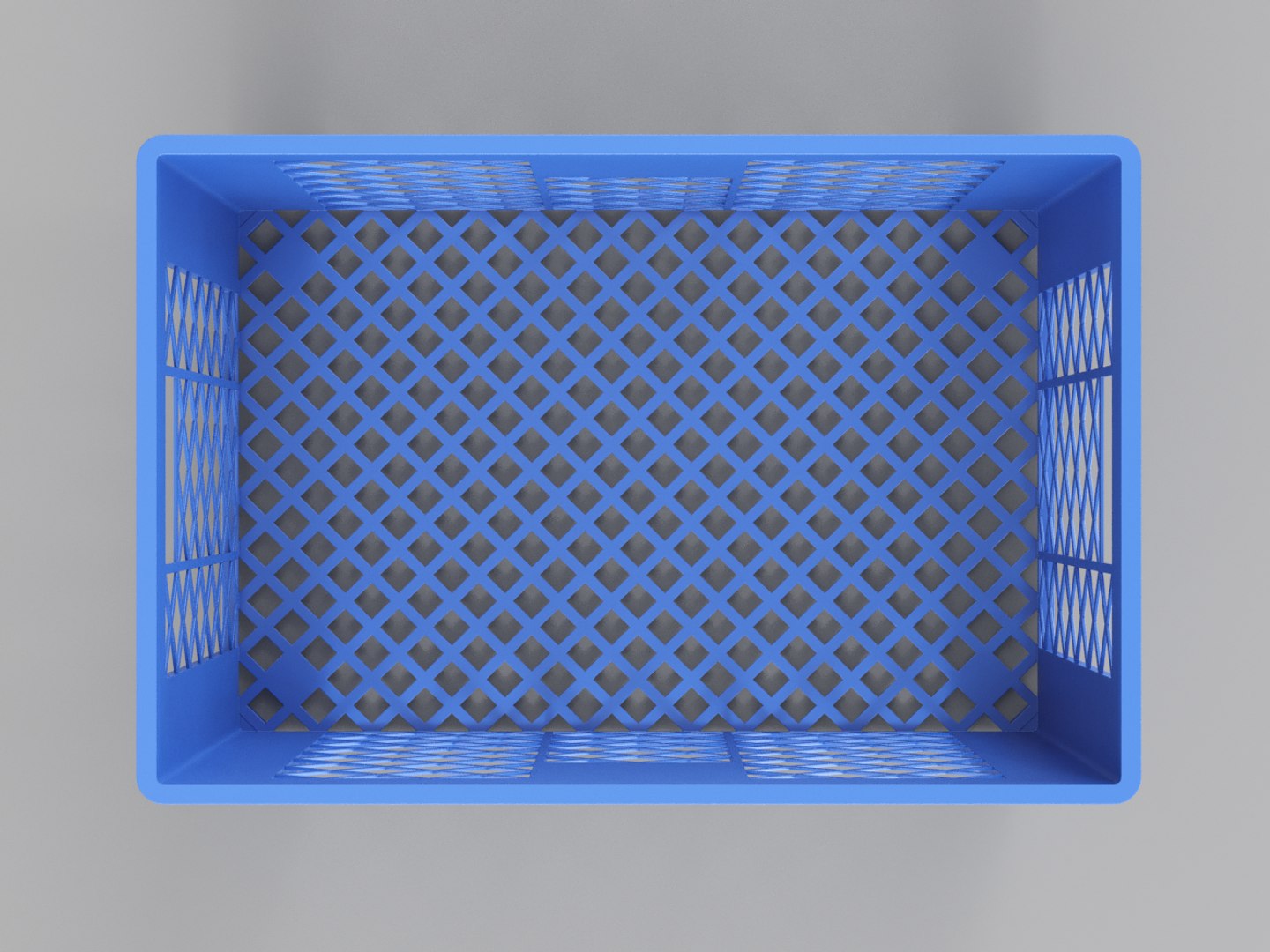3D Plastic Storage Crate Model - TurboSquid 1262035