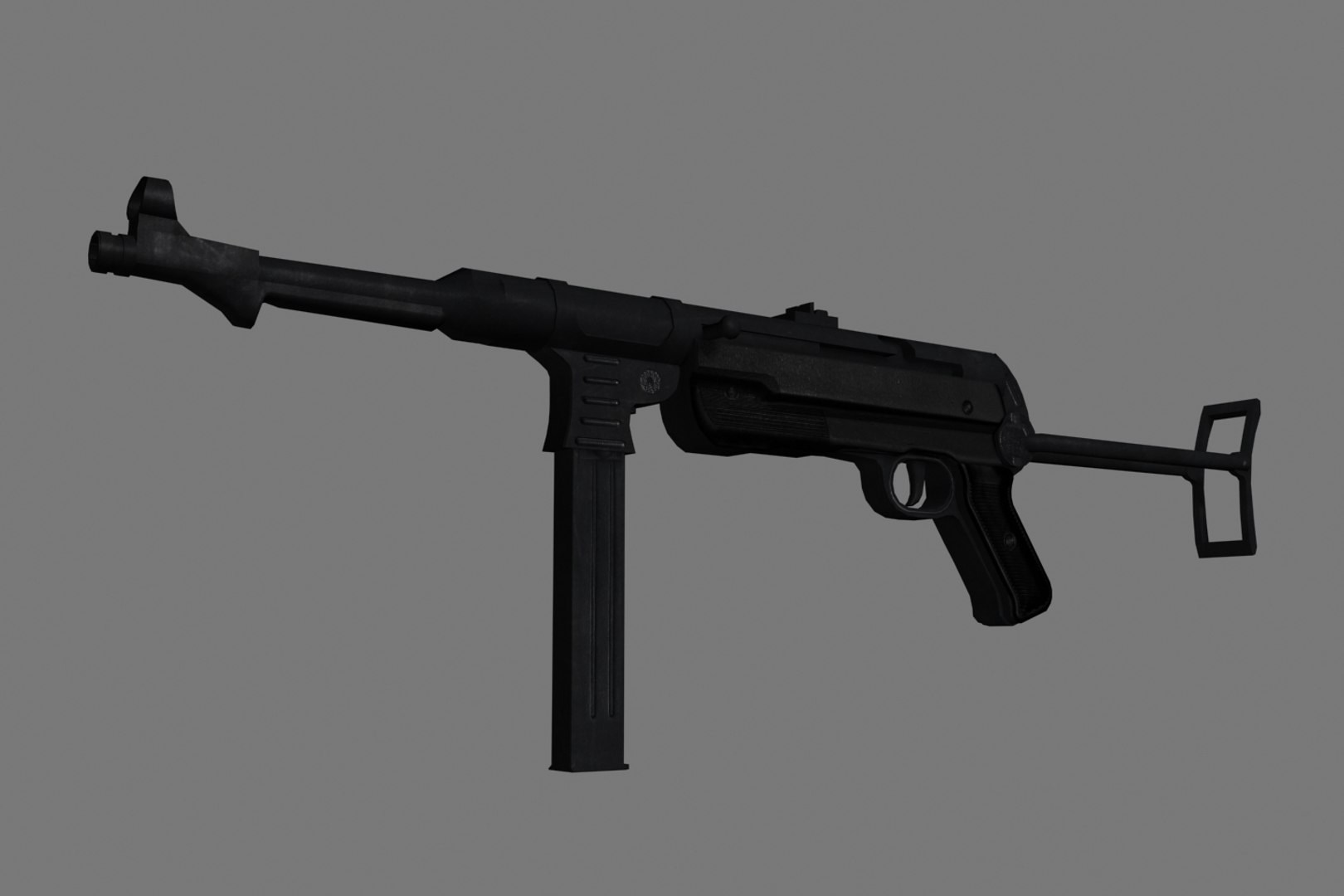 mp40 gun 3d model