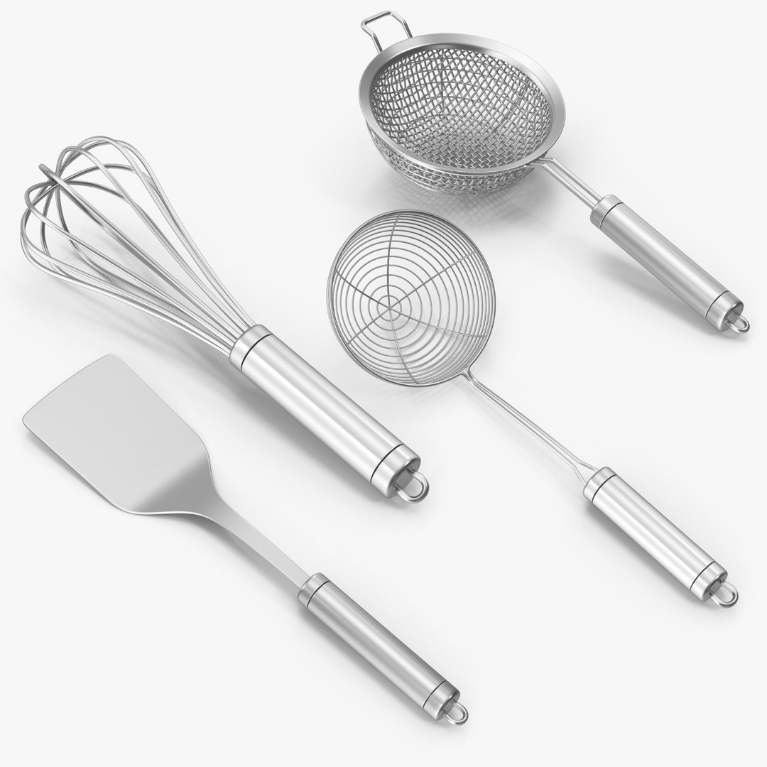 3D Kitchen Utensils Collection Model - TurboSquid 1863422
