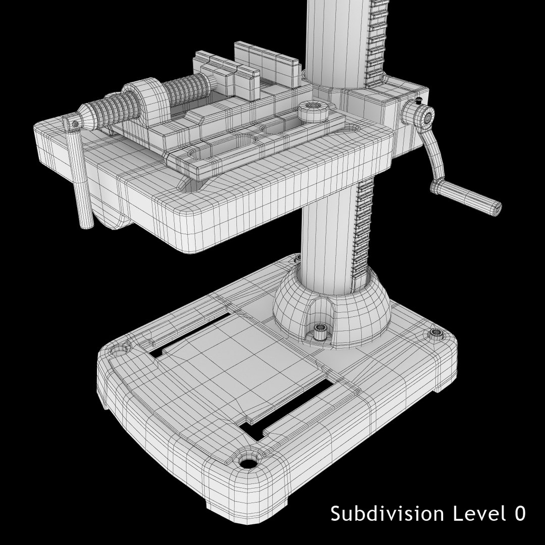 3d 3ds Drilling Machine