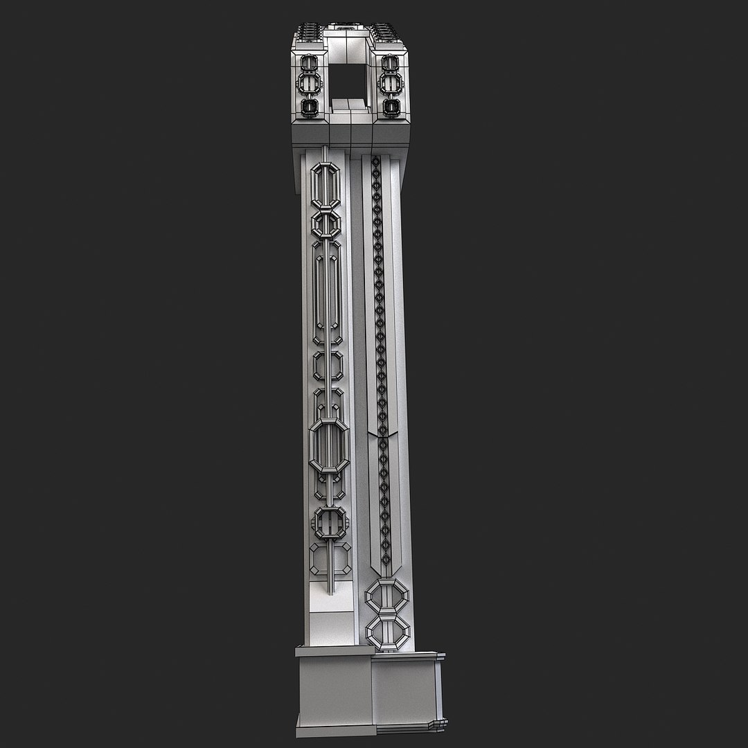 Fantasy Column 3D - TurboSquid 1260863