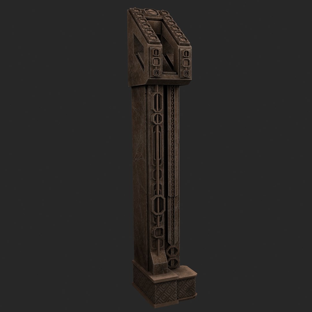Fantasy Column 3D - TurboSquid 1260863