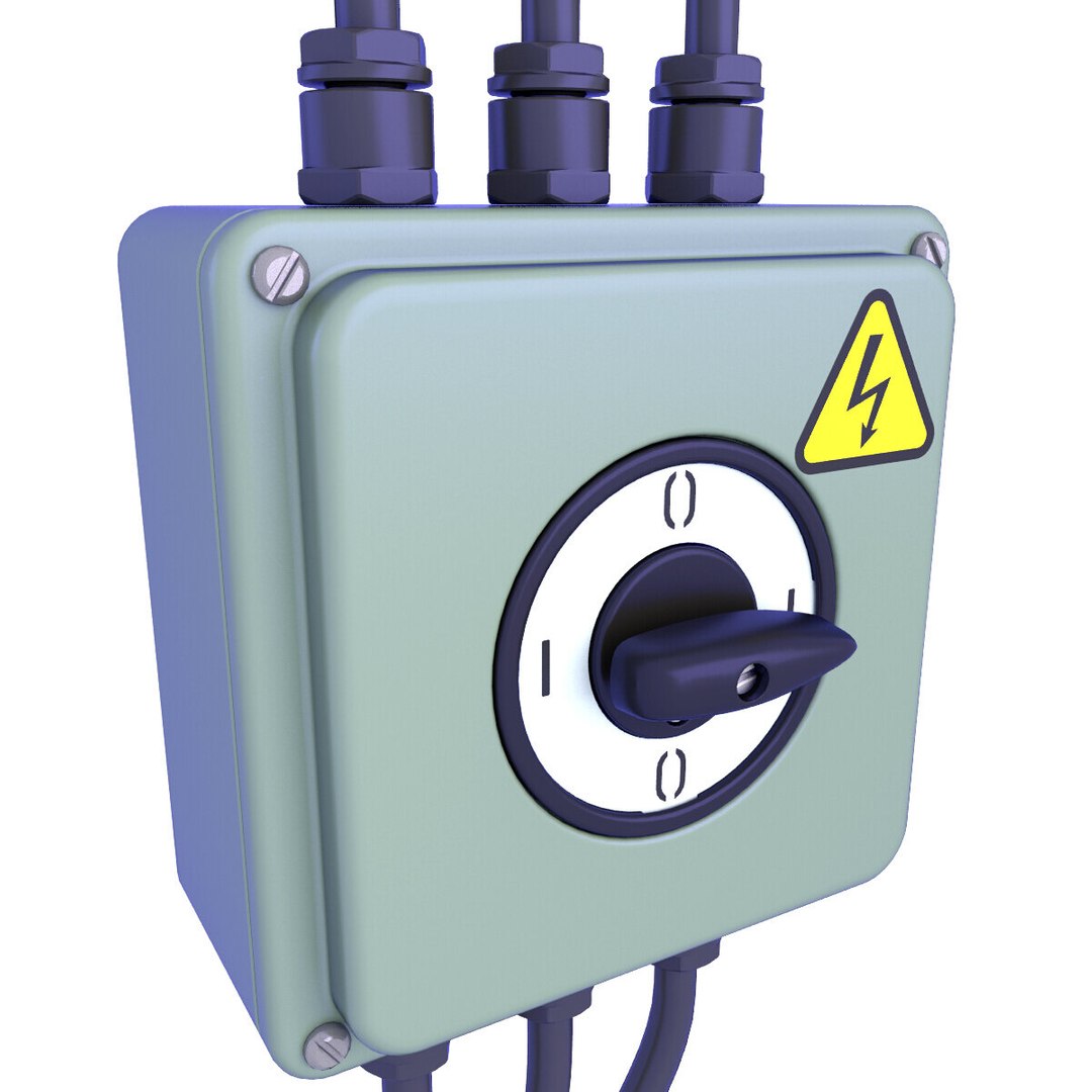 Industrial Electric Switches V8 3D Model - TurboSquid 2418056
