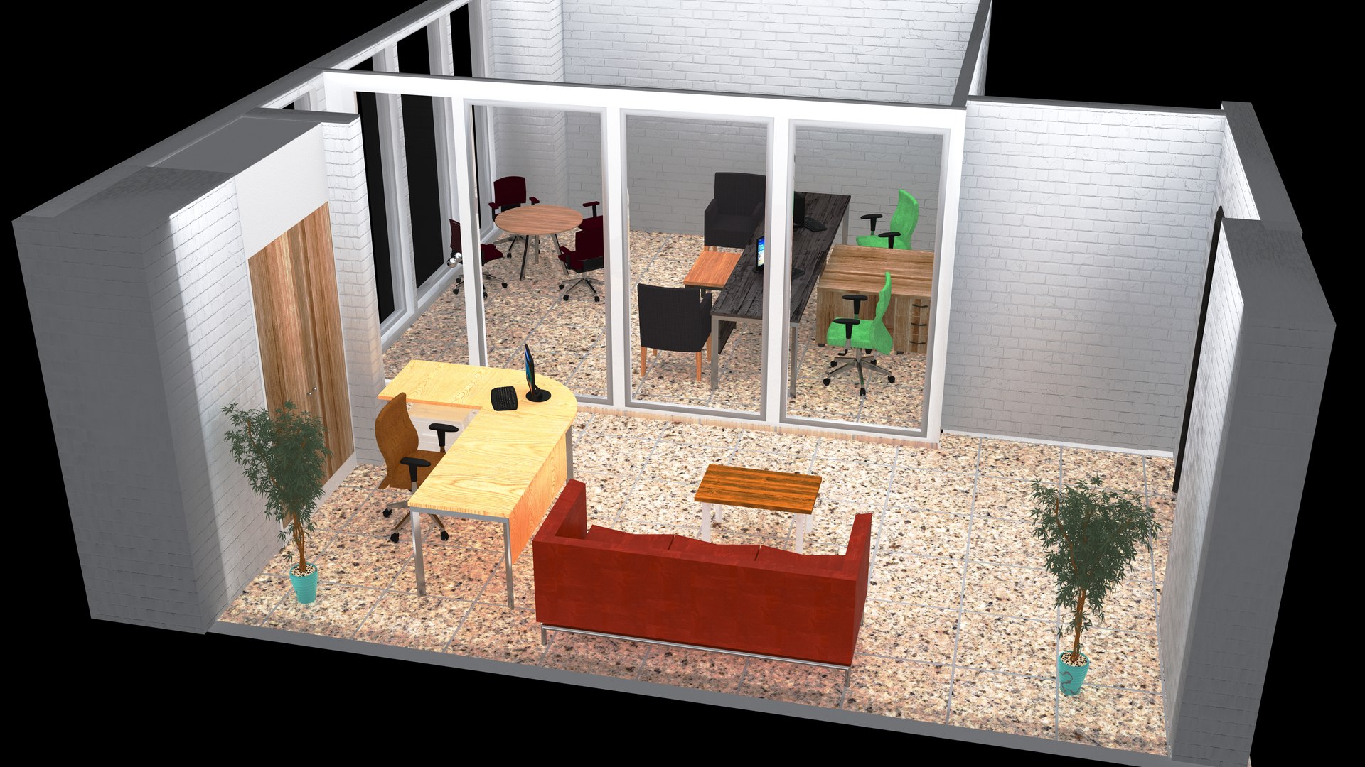 Office Design 8K 3D model - TurboSquid 2171368