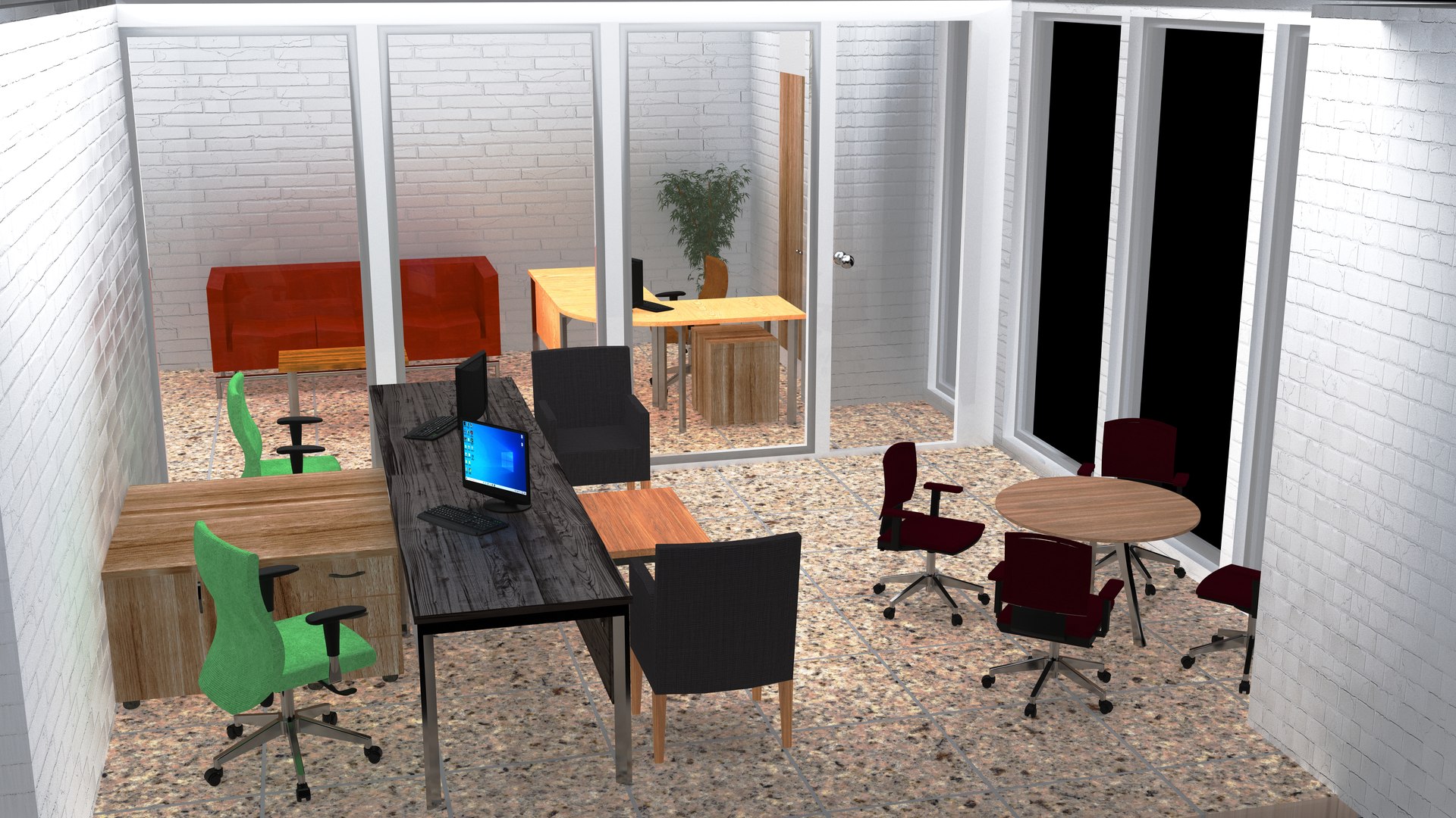 Office Design 8K 3D model - TurboSquid 2171368
