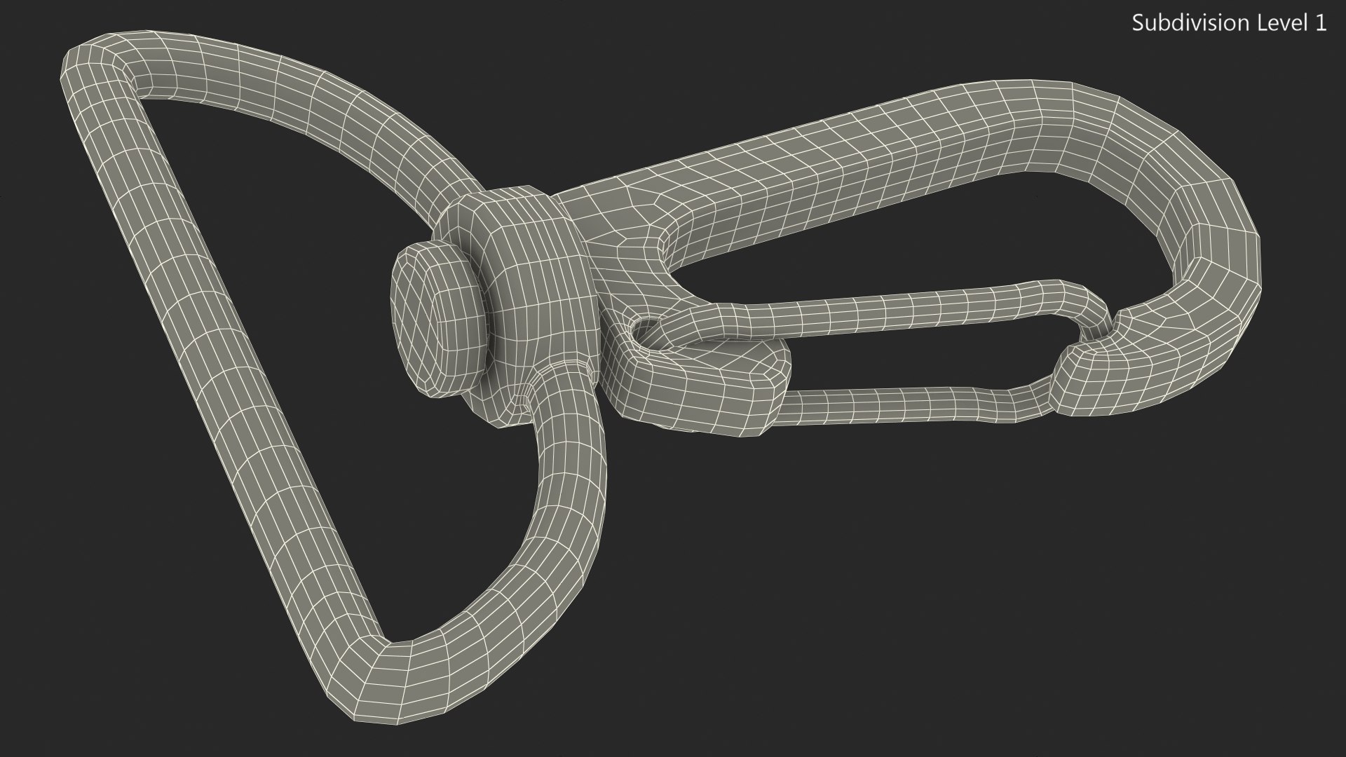 3D Metal Swivel Clasp Snap Hook Gold - TurboSquid 1777150