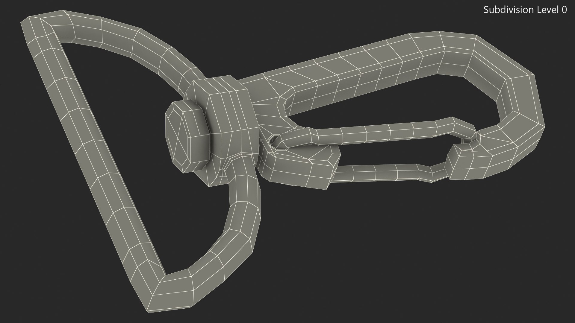 3D Metal Swivel Clasp Snap Hook Gold - TurboSquid 1777150