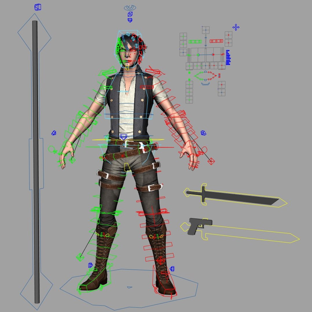 3D Rig Animation - TurboSquid 1680312