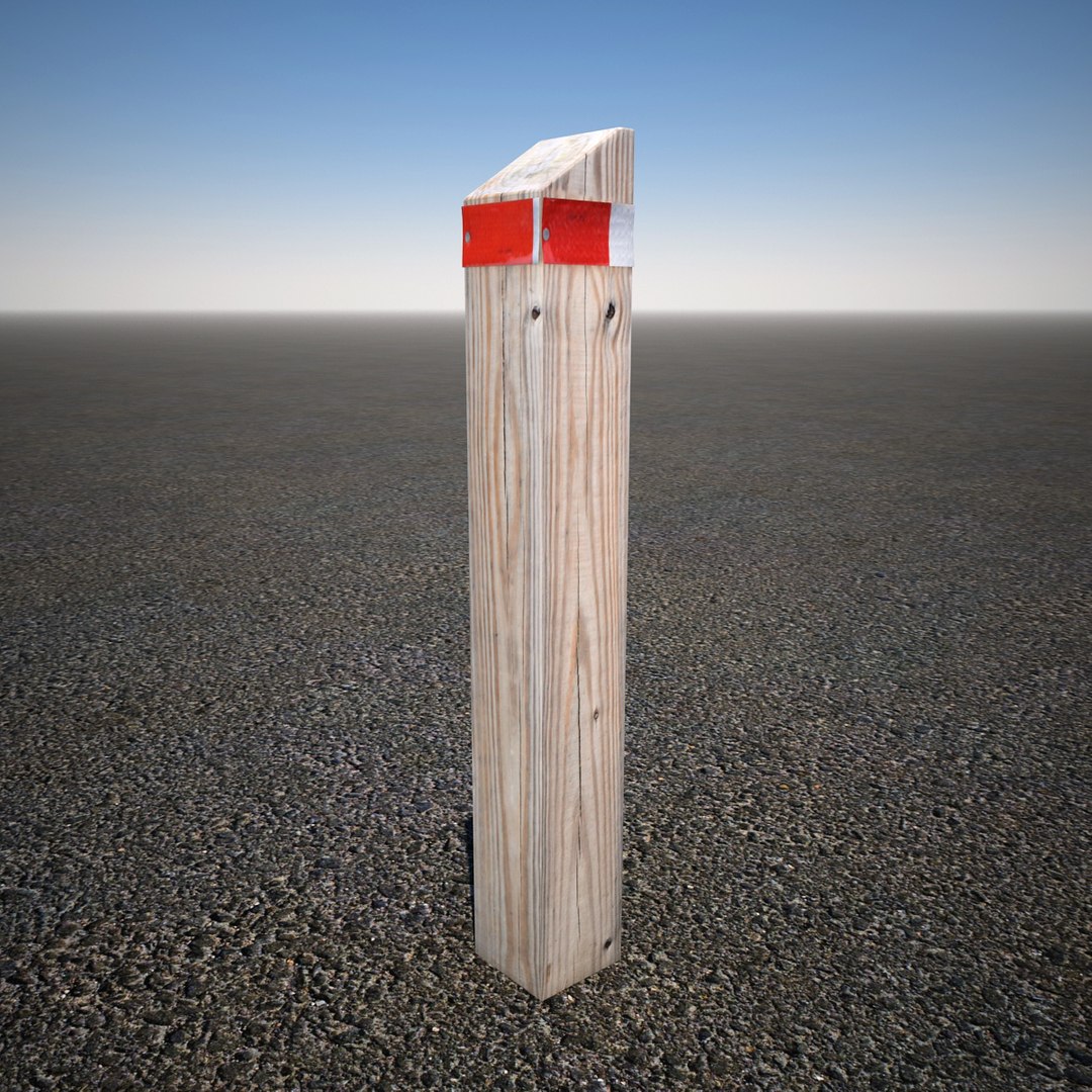 3d Model Wood Post