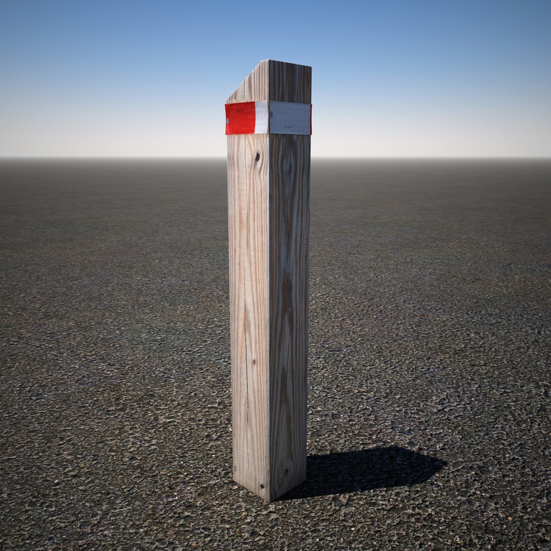 3d Model Wood Post