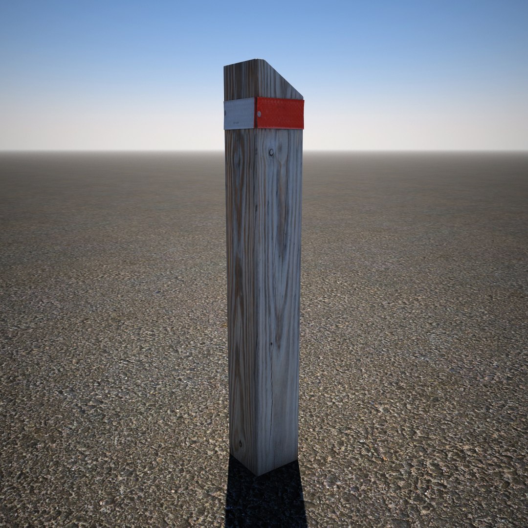 3d Model Wood Post