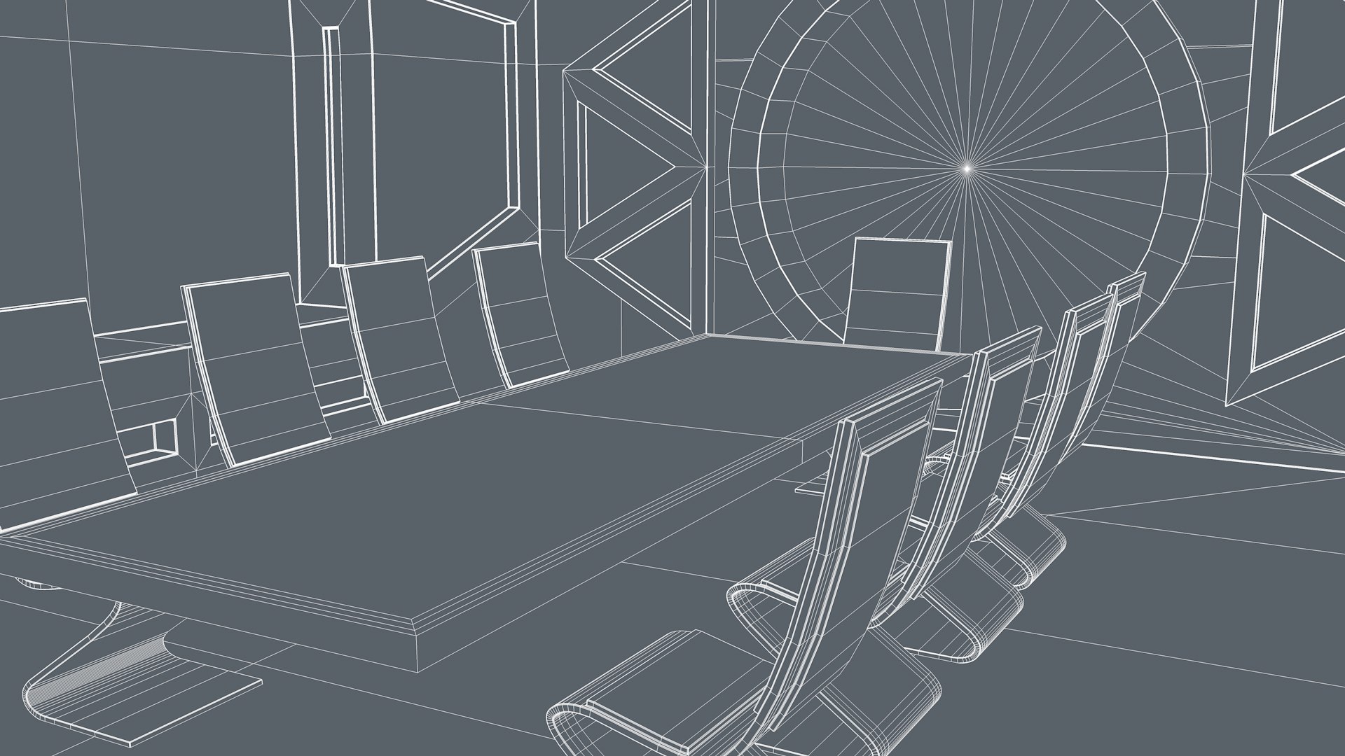 3D Sci Fi Office Model - TurboSquid 2250817