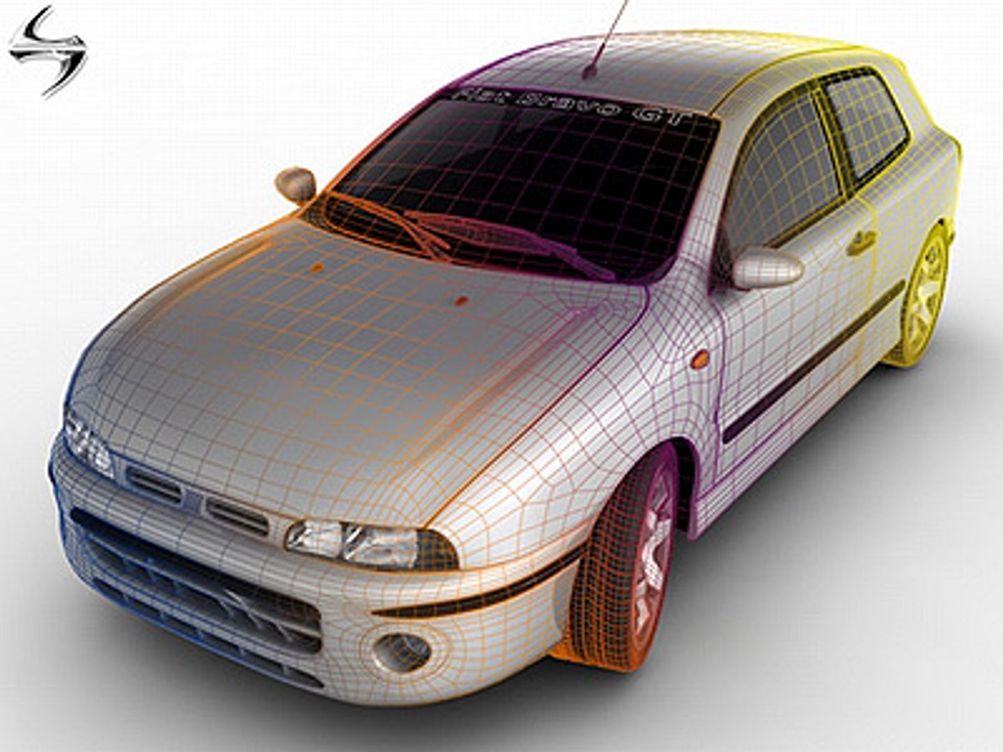 Fiat Bravo Gt 3d Model