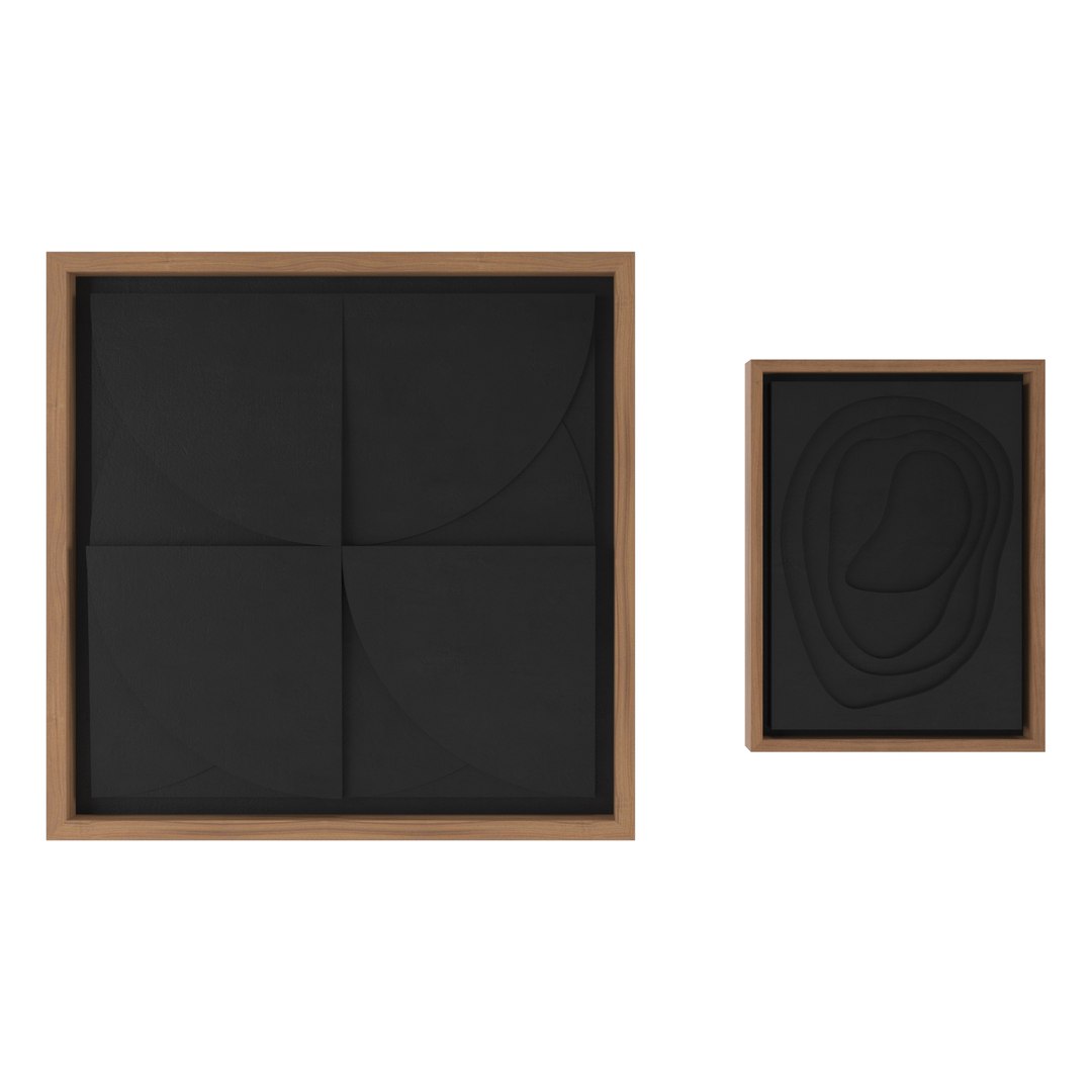 3D Art Panno 3d Wall Art Relief Gypsum Plaster With Wooden Frame Model ...