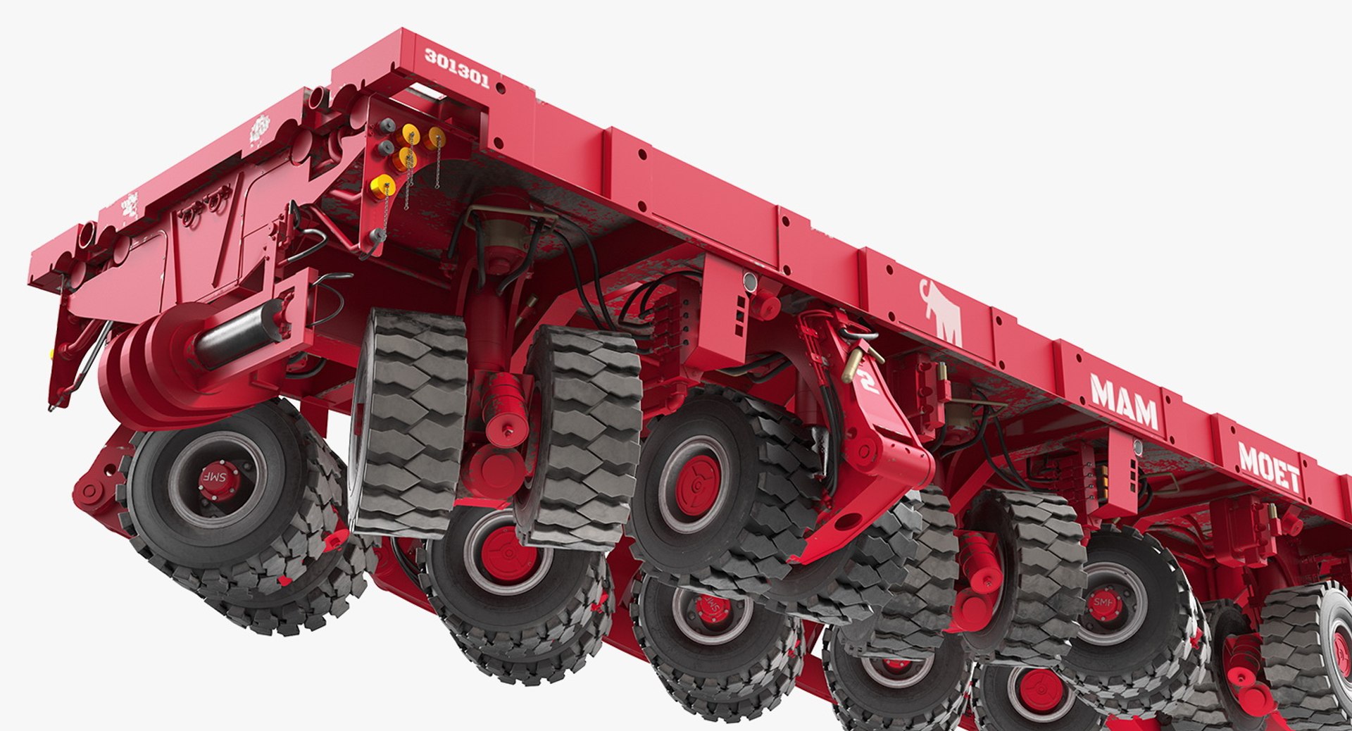 3D self-propelled modular transporter mammoet model - TurboSquid 1415743