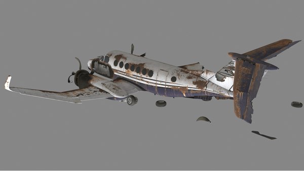 Small Plane Crash VR AR low-poly 3d model 3D - TurboSquid 1984643