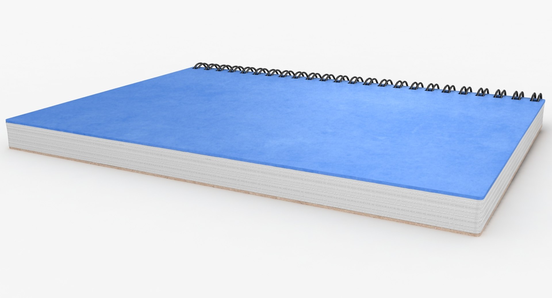 3D Realistic Notebook Blue - TurboSquid 1166478