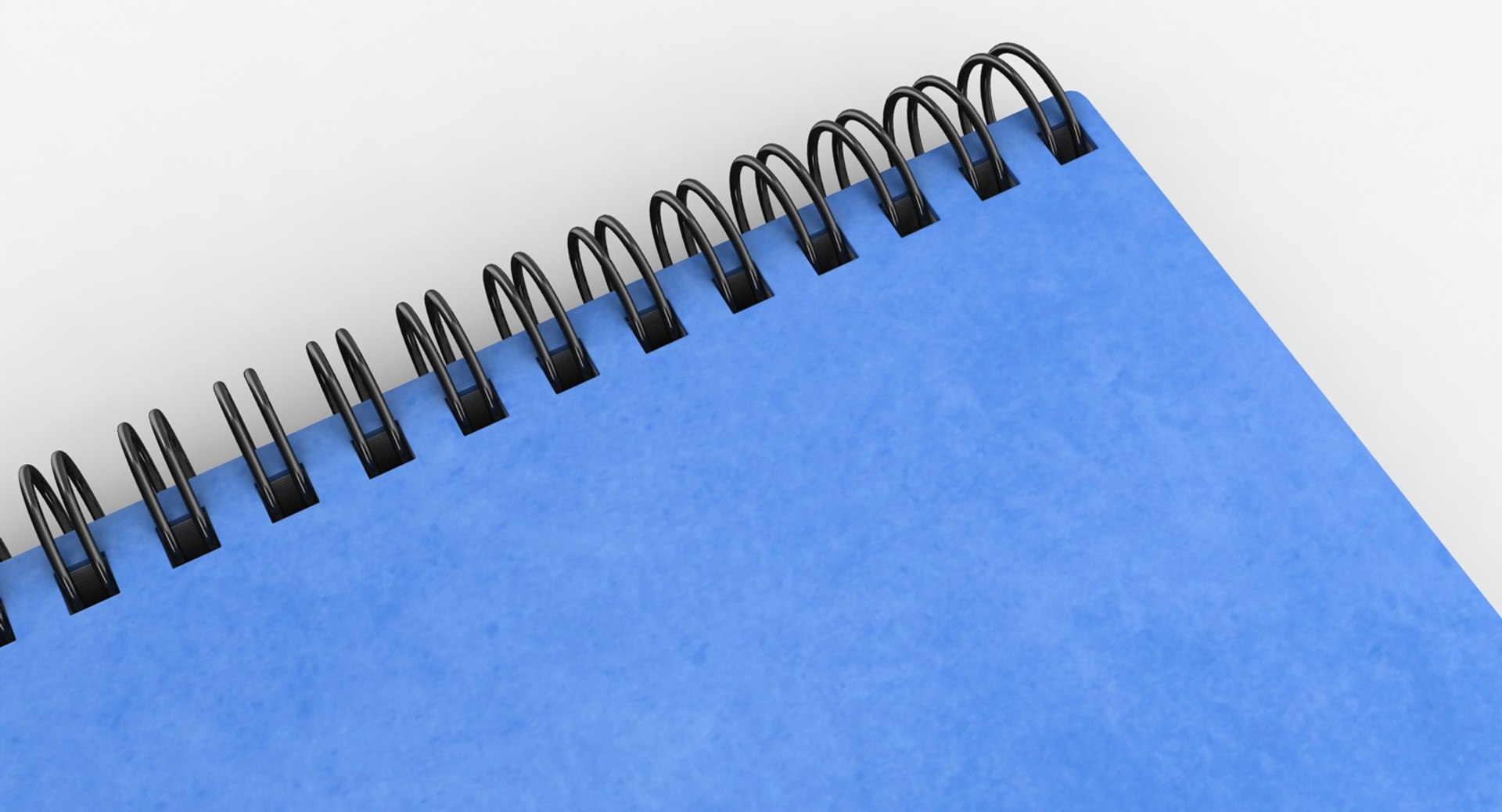 3D Realistic Notebook Blue - TurboSquid 1166478