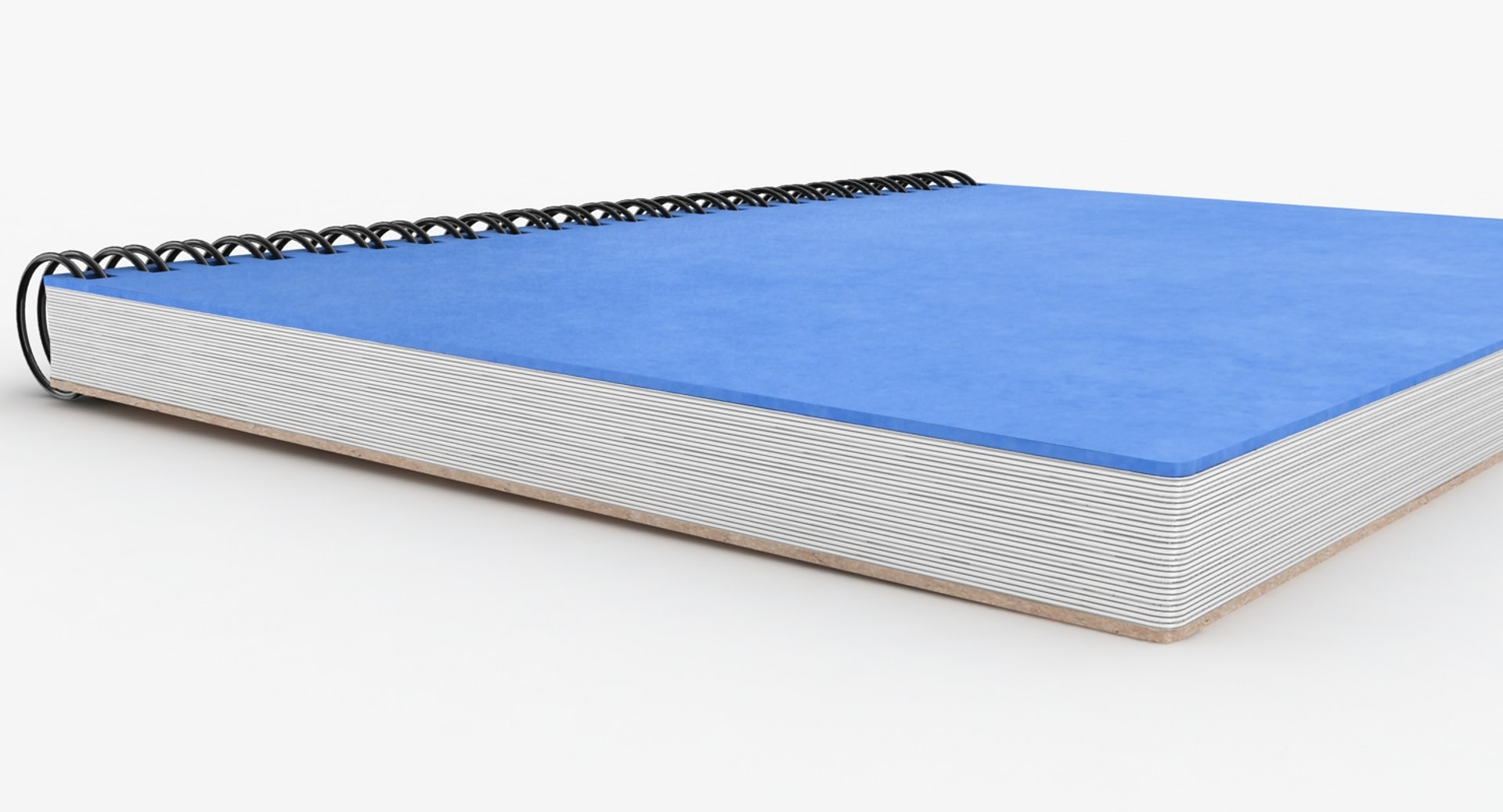 3D Realistic Notebook Blue - TurboSquid 1166478