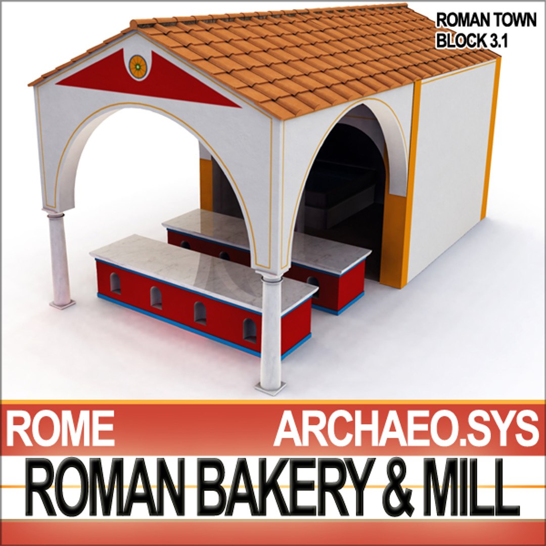 Ancient Rome Bakery Roman 3ds