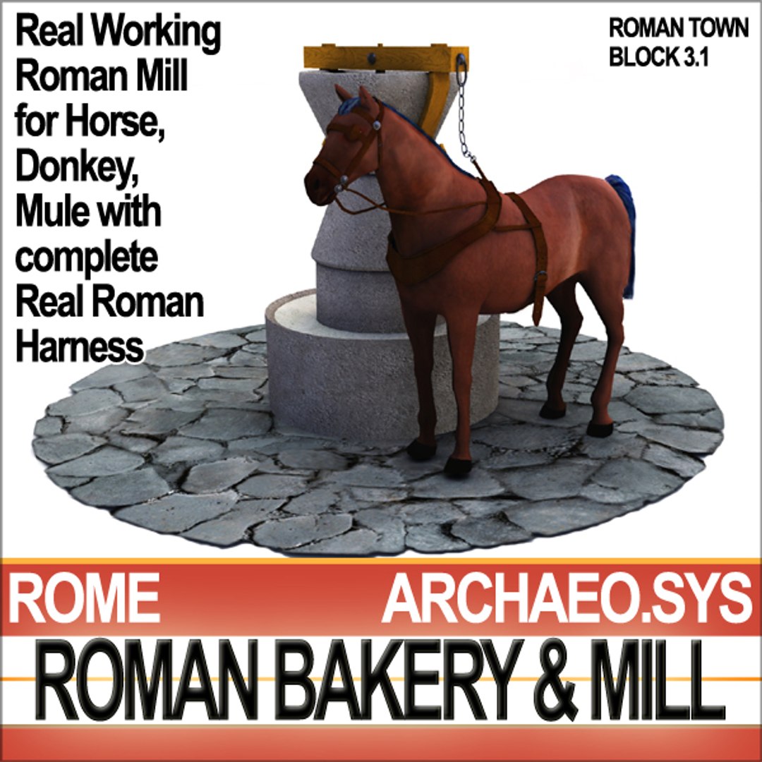 Ancient Rome Bakery Roman 3ds