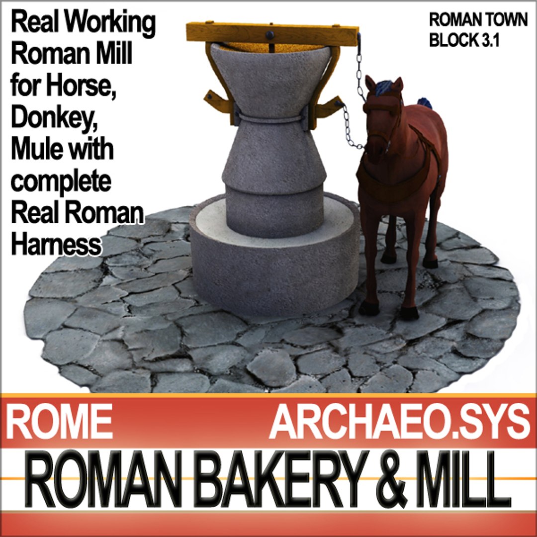 Ancient Rome Bakery Roman 3ds