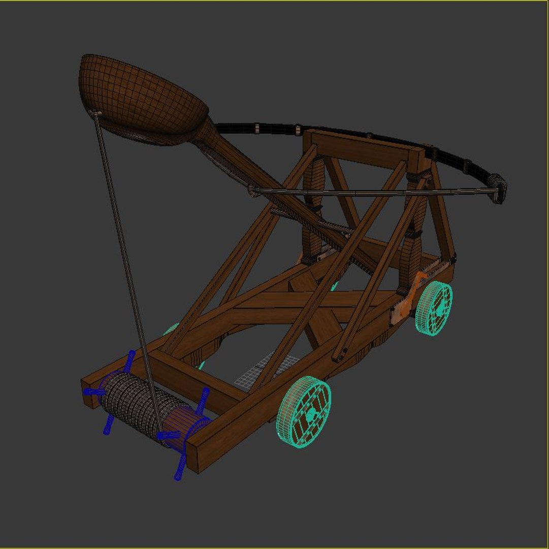 3d 3d-model Catapult
