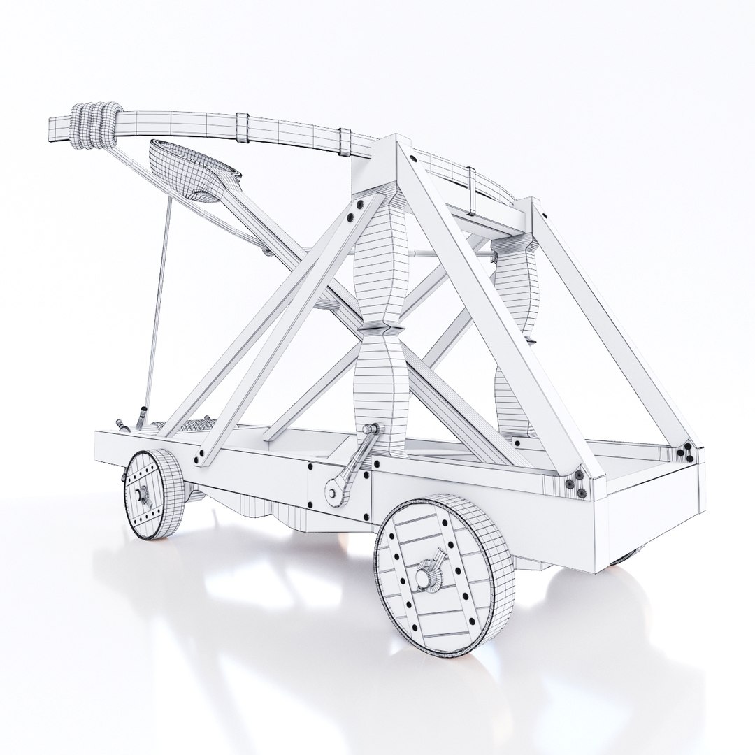 3d 3d-model Catapult