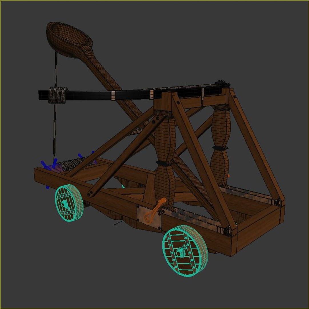 3d 3d-model Catapult