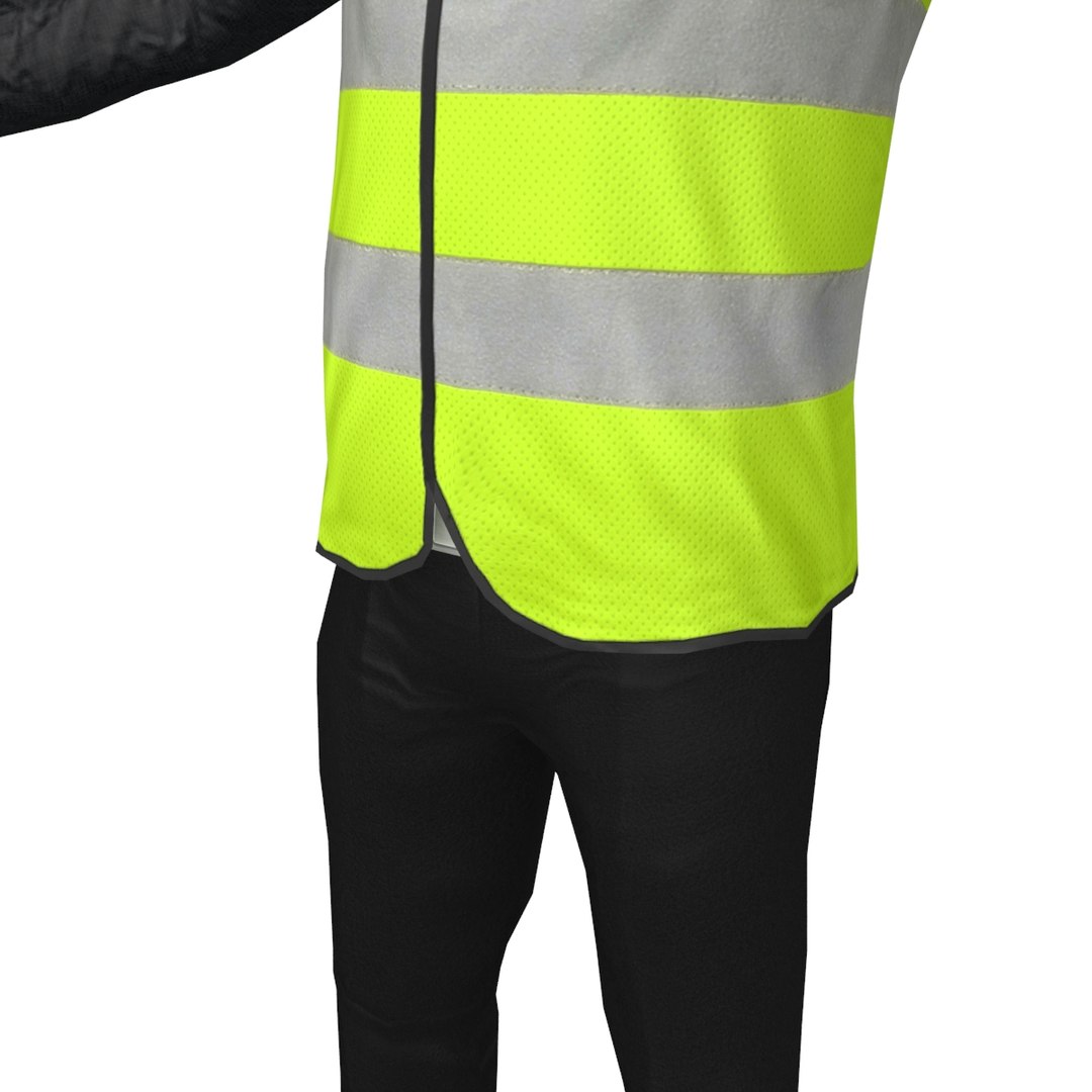 Safety steward 3D model - TurboSquid 1302278