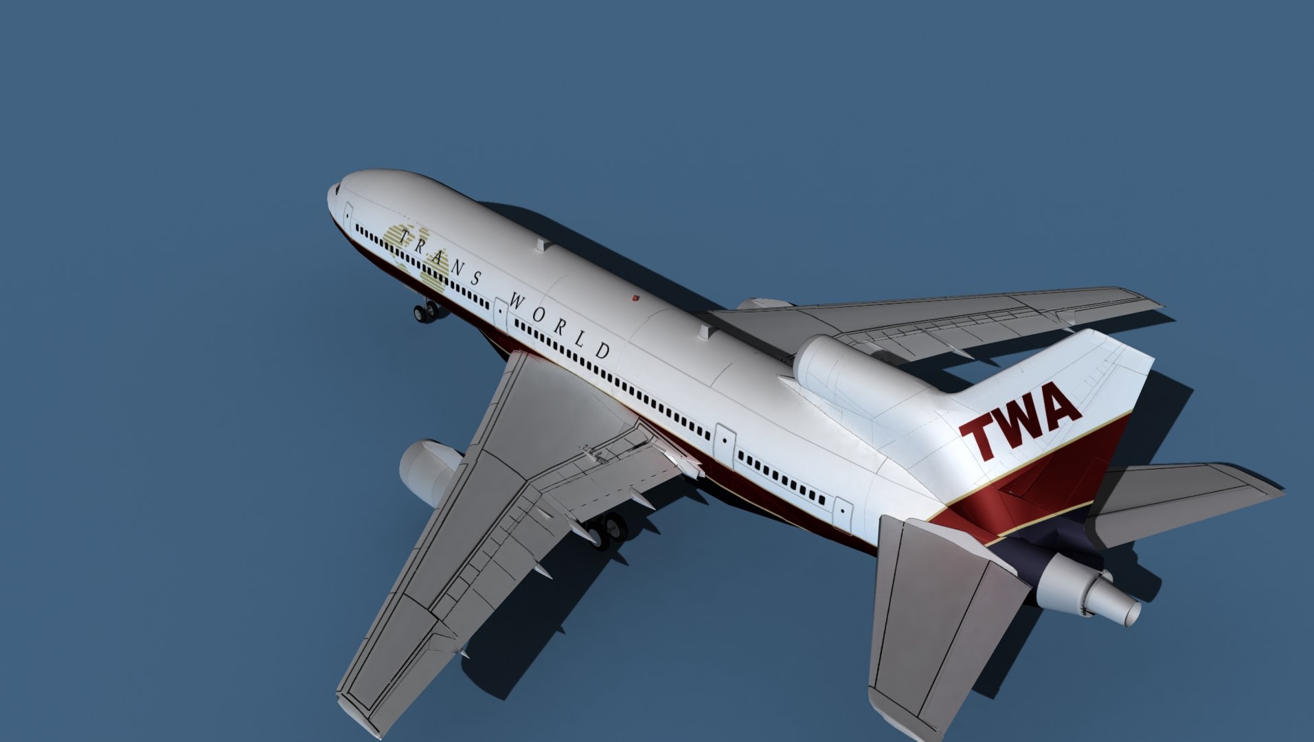 Lockheed L-1011-50 Trans World 3 Model - TurboSquid 1921642