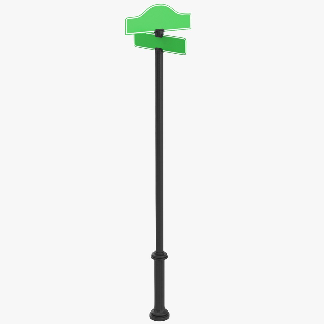 Street Sign 3D model - TurboSquid 2076454