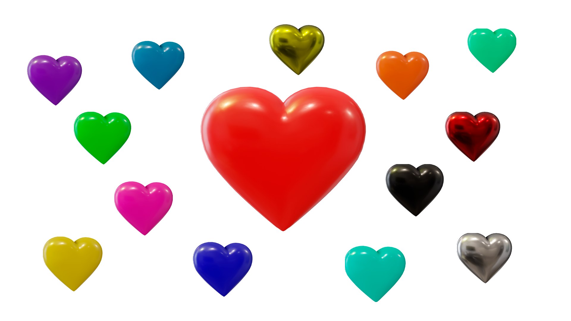 3D Cartoon heart for emoji - TurboSquid 1895932
