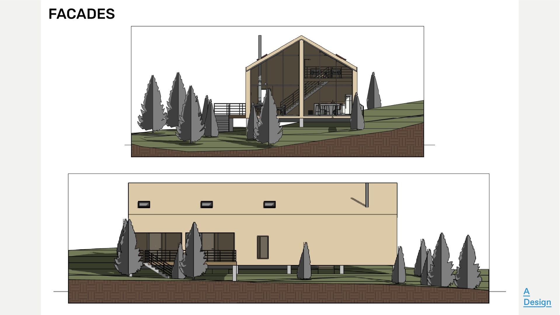 Barn House - Revit 3D Model Model - TurboSquid 2017250