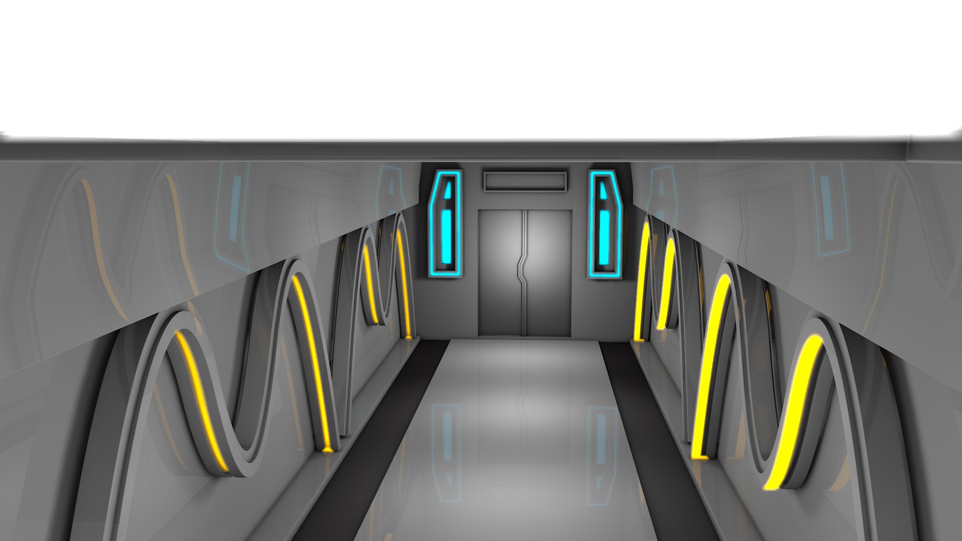 3D Model Hallway - TurboSquid 2332500