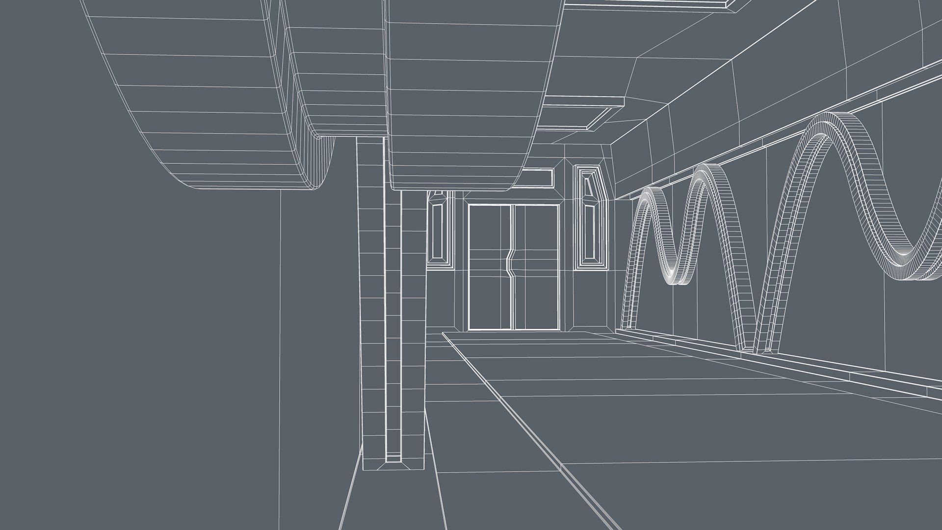 3D Model Hallway - TurboSquid 2332500