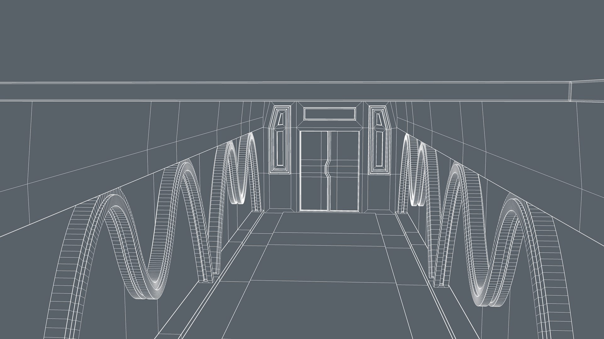 3D Model Hallway - TurboSquid 2332500