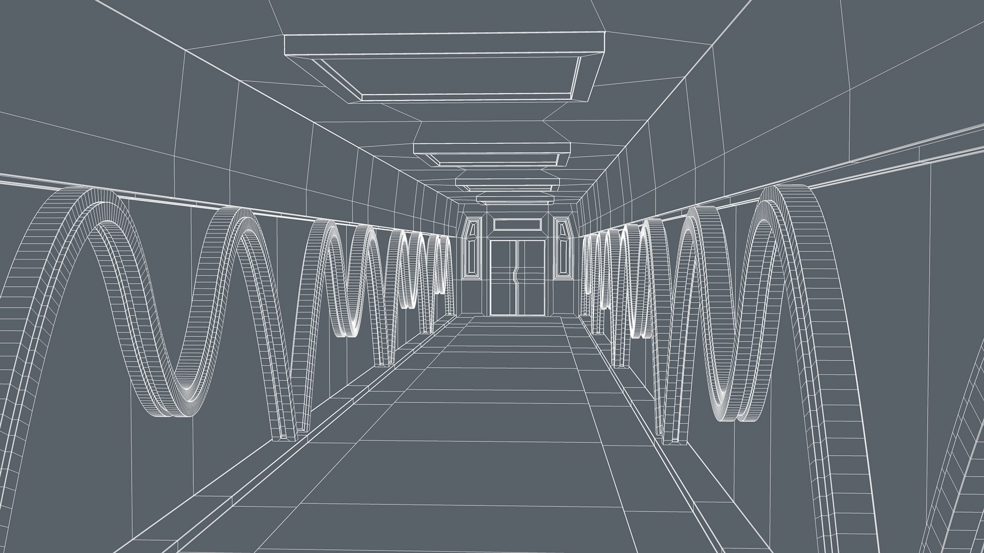 3D Model Hallway - TurboSquid 2332500