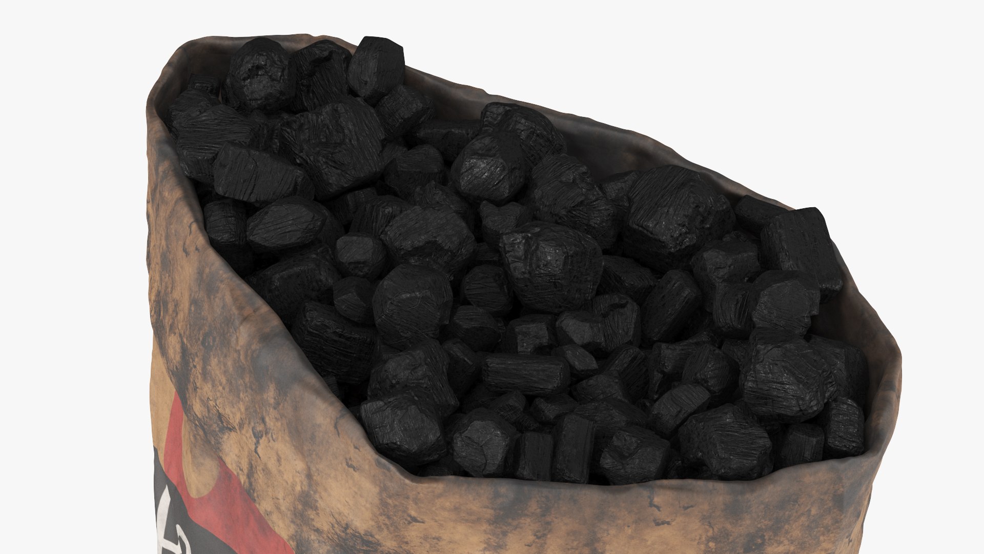 3D Charcoal Grill With Charcoal Bag Rockwood Filled Model - TurboSquid 2351853