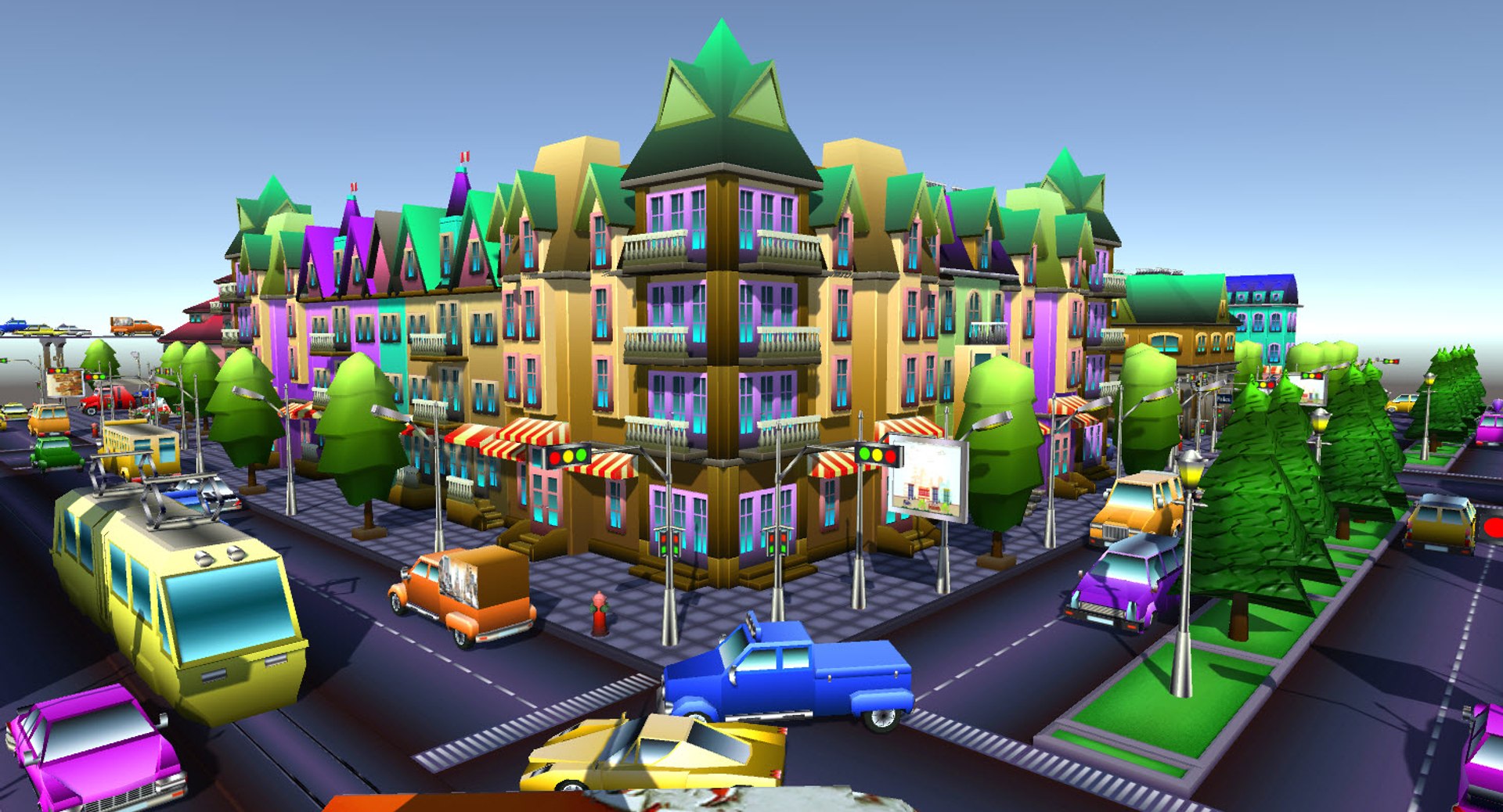 3d Simple City Constructor