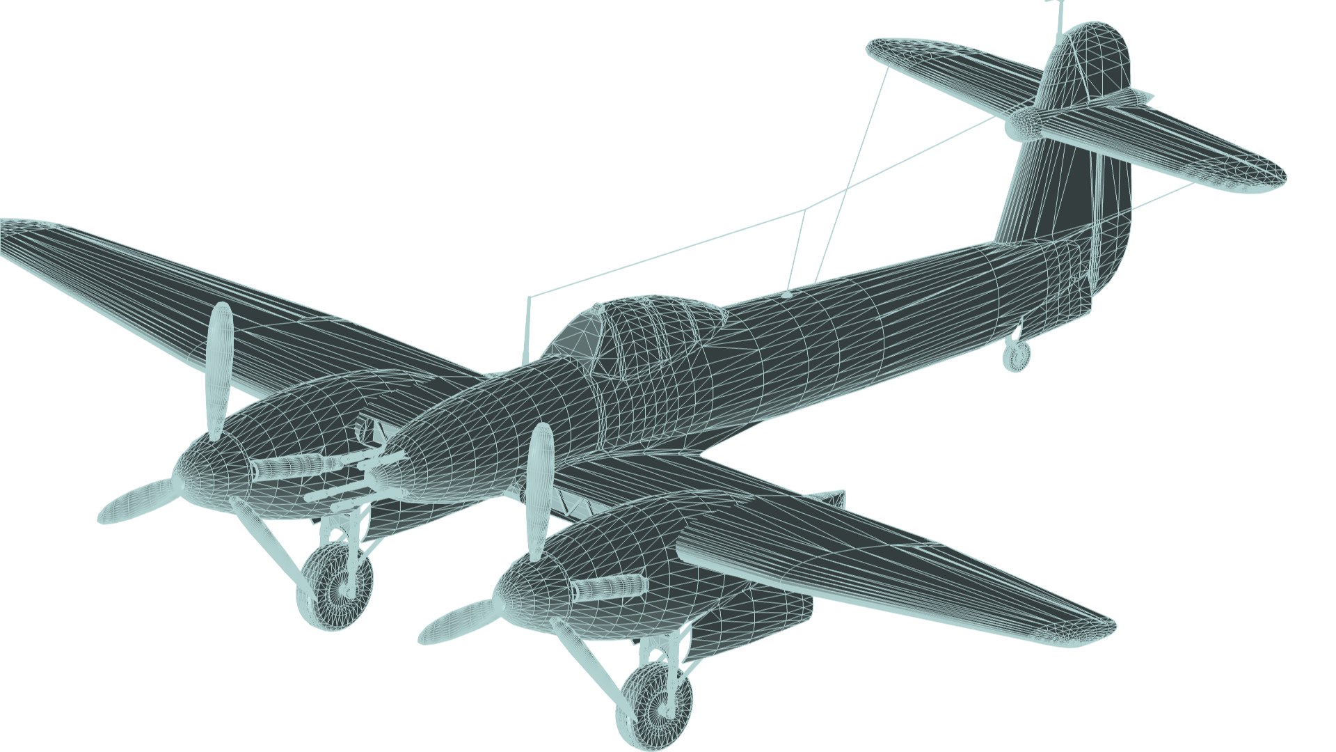 Westland Whirlwind 3D Model - TurboSquid 1989633